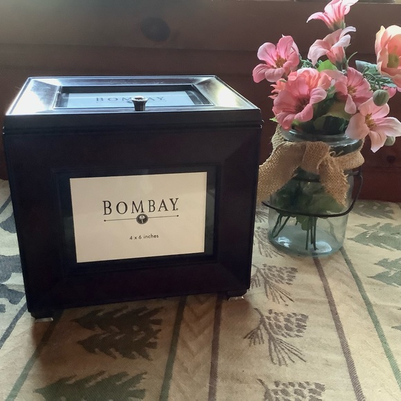 Bombay | Other | Bombay Company Mahogany Photo Box Holds 0 Pictures ...